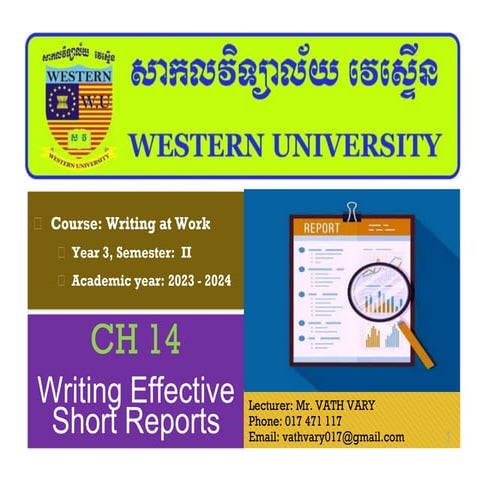 CH 14_Writing Effective Short Reports.pptx