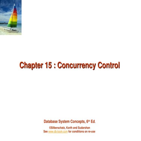 Chapter 15 Concurrency Control In Database Ppt 2215