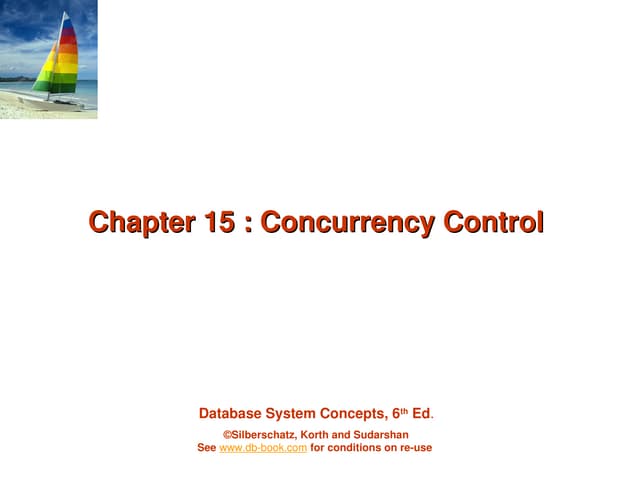Chapter 15 Concurrency Control In Database Ppt 2215