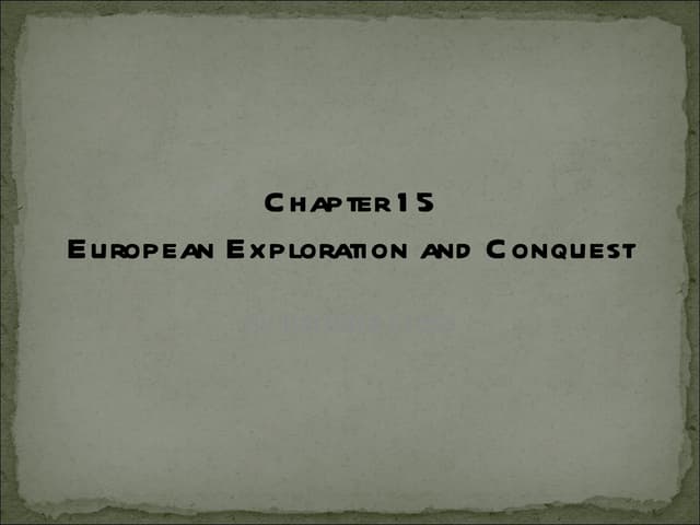 Spanish Conquest of the Islands | PPTX