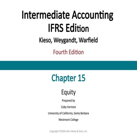 intermediate accounting chapter 15 equity | PPTX