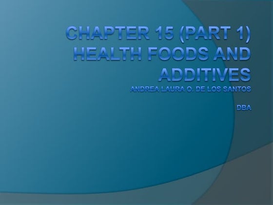 Food additives, adulteration and misbranding | PPT
