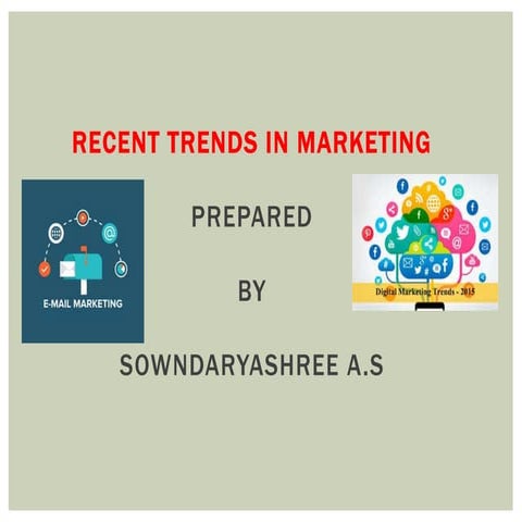 Emerging trends in Marketing | PPTX