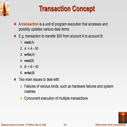 ch15 Transactions.pdf it is about dbms transactions | PDF