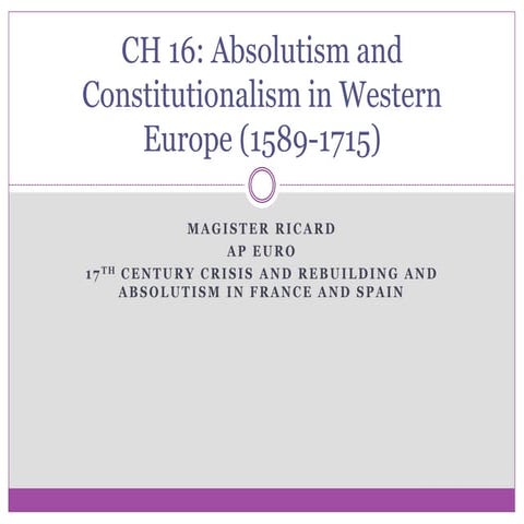 AP Euro_CH 16.1 | PPTX