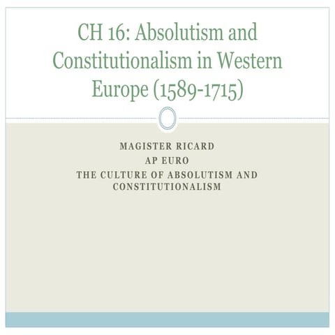 Ch 16.2 | PPTX | Christianity | Religion & Spirituality