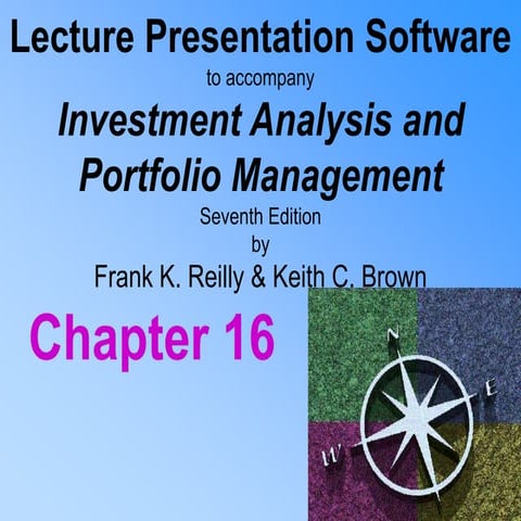 Investment analysis and portfolio management | PPT