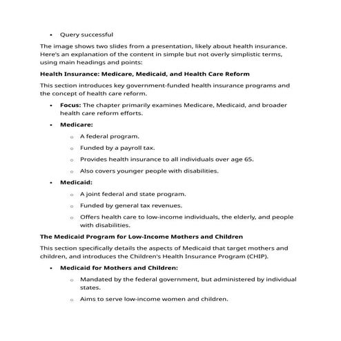 Medicaid and Medicare at 50: Trends and Challenges | PDF