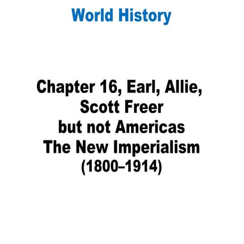 Ch16 Age of Imperialism | PPT
