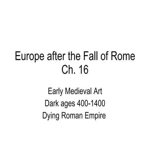 Ch16 Europe after the fall of rome | PPT | Christianity | Religion ...