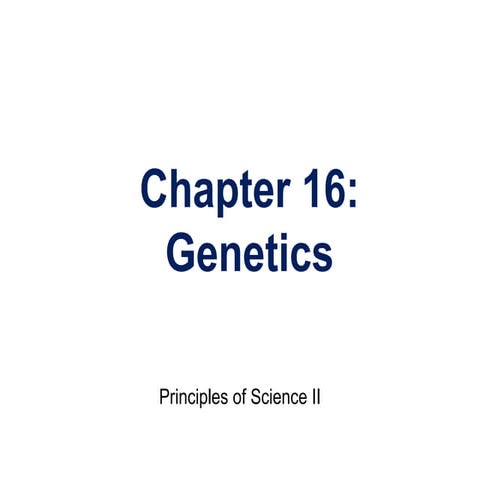 Ch16 genetics | PPT