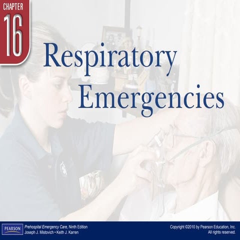 Chapter 16 Respiratory Emergencies for EMT | PPT