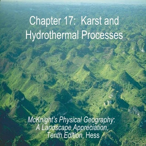 Karst topography | PPT