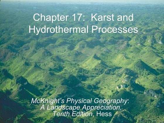 Karst topography | PPT