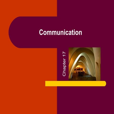 Chapter 17 Communication | PPT