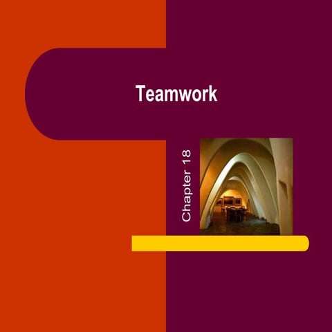Chapter 18 Teamwork | PPTX