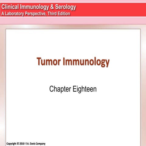 Ch 18 tumor immunology | PPT