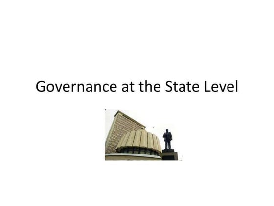 How State Government Works (Grade 7 - Civics) | PPSX | Elections | Politics