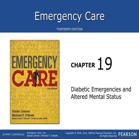 Ch19 diabetic | PPT | First Aid | Injuries