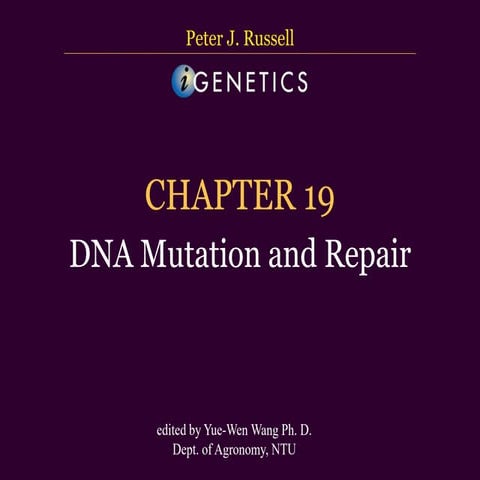 ch19 supplementary mutation.ppt