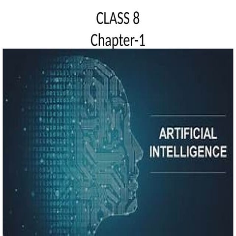 ch1 class 8.pptx AN INTRODUCTION ABOUT ARTIFICIAL INTELLIGENCE | PPTX