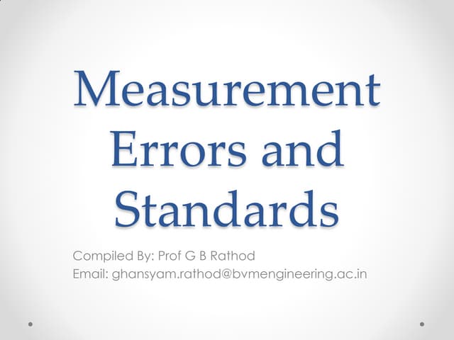 1. principles of measurement | PDF