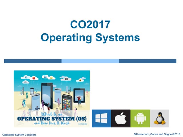 Operating systems galvin-ch1 | PPT
