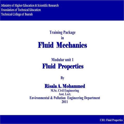 fluid properties | PPT