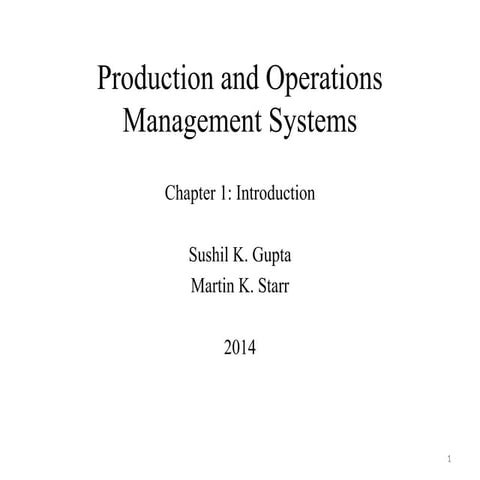 intro to operations management 14 e .ppt