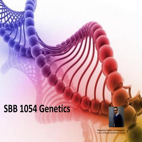 Topic 1_introduction to genetics | PDF