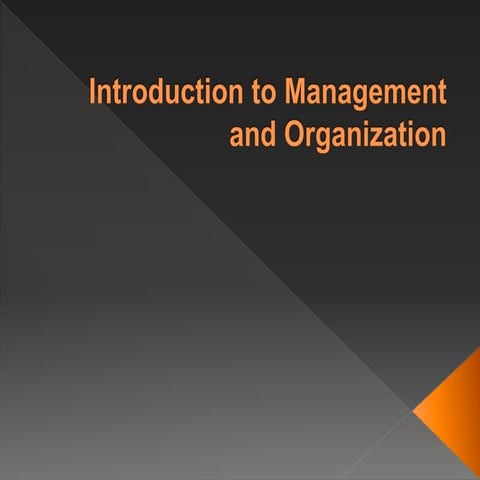 Principles of management | PPTX