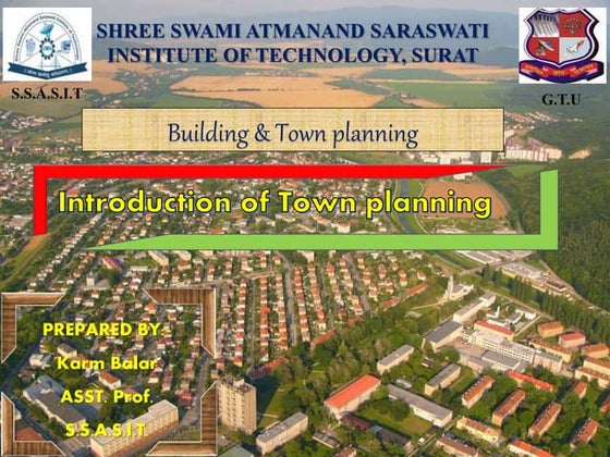 Town planning ppt | PPTX
