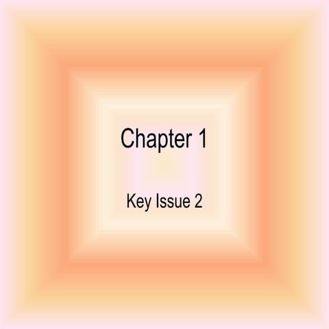 Ch 1, key issue 2 | PPT
