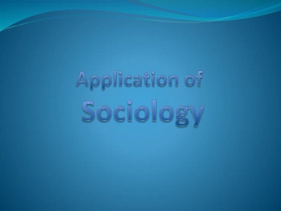 Development of sociology | PPT