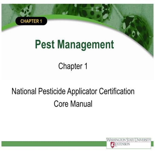 pest management module for first quarter | PDF