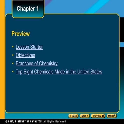 Introduction to Chemistry for grade 10 Chemistry | PDF