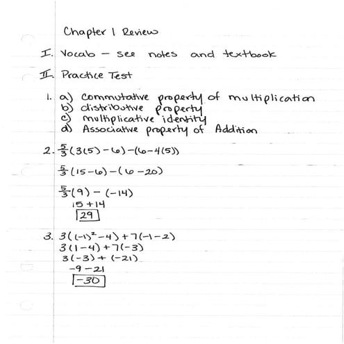 Ch 1 review HW answers | PDF