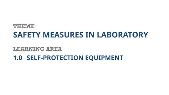 safety and rules in biology laboratory, form 4 kssm | PPT