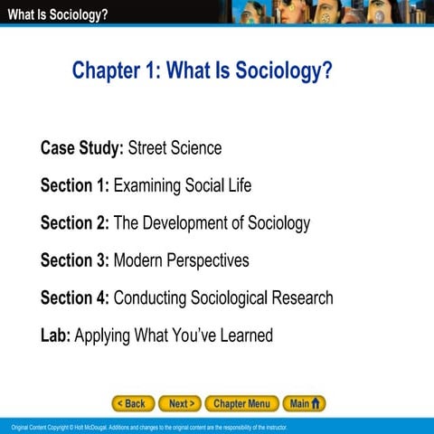 ch1 What is sociology.ppt Introduction to sociology | PPT