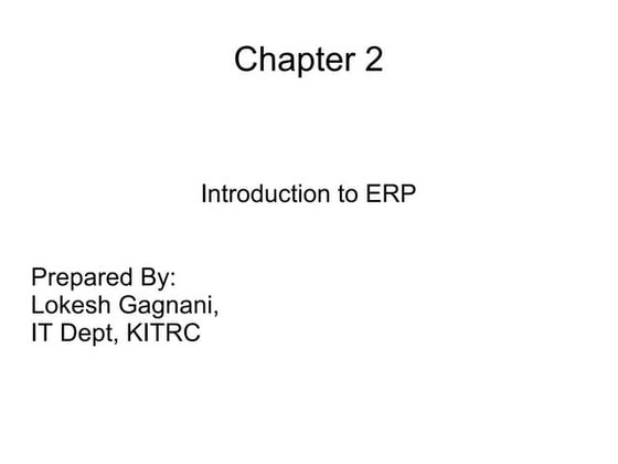 Erp1&2nd unit | PDF