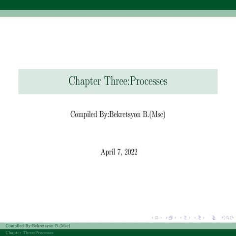 Comprehensive Overview of Processes, Threads, and Distributed Systems ...