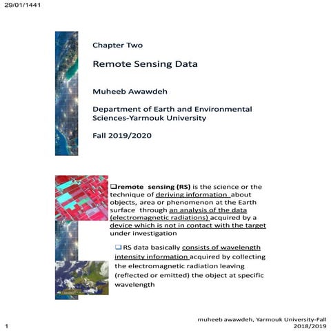 Remote Sensing: an introduction | PDF
