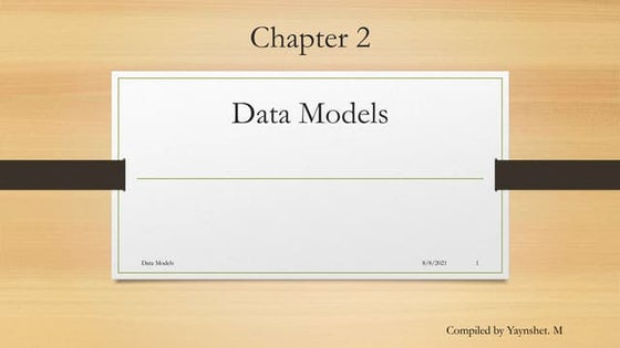 Data Modeling Ppt Pptx Databases Computer Software And Applications