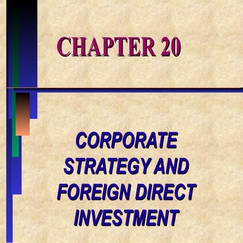 Chapter 20 IFM | PPT