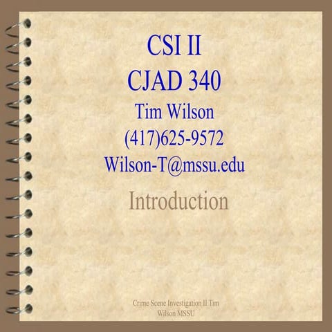 Chapter 1 - CJAD 340 | PPTX