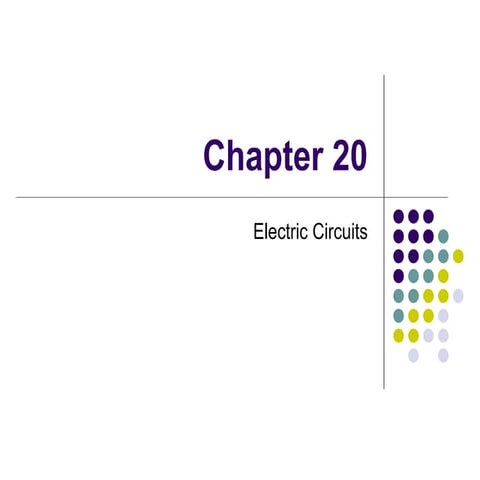 Ch 20 Electric Circuits | PPT | Computer Networking | Computing