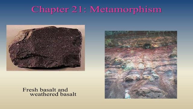 Chemical equilibrium in metamorphic rocks, Retrograde metamorphism | PPT