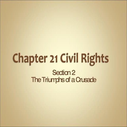 Civil Rights Part 3 | PPT