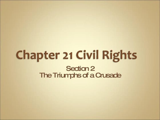 Civil Rights Part 4 | PPT