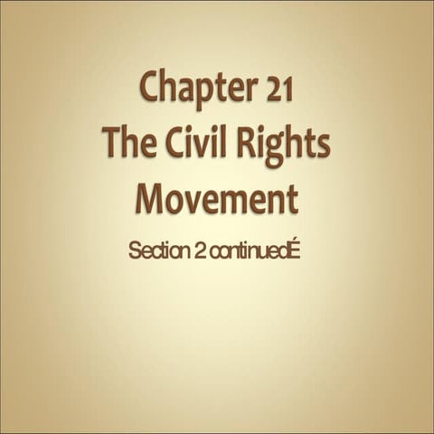 Civil Rights Part 4 | PPT